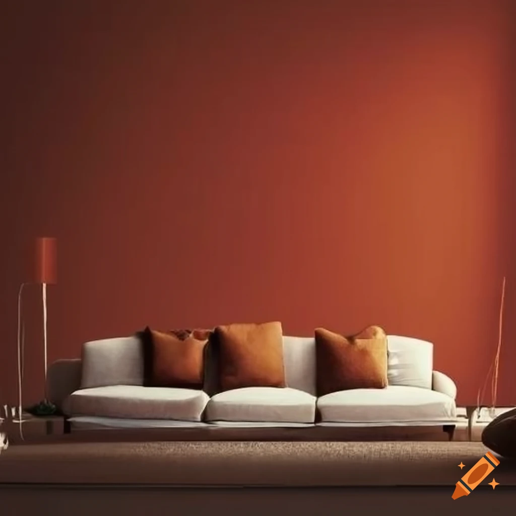 Living room with blank walls on Craiyon