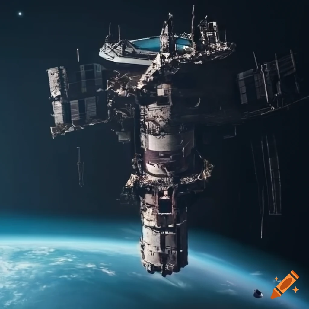 Decaying space station