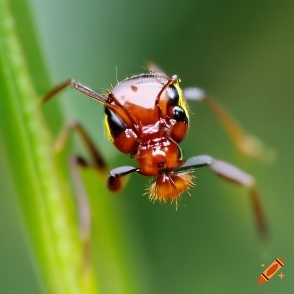 **Insect Empires**: Imagine a close-up of a worker ant carrying a piece ...
