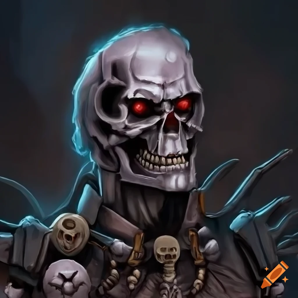 Dnd terminator skeleton on Craiyon