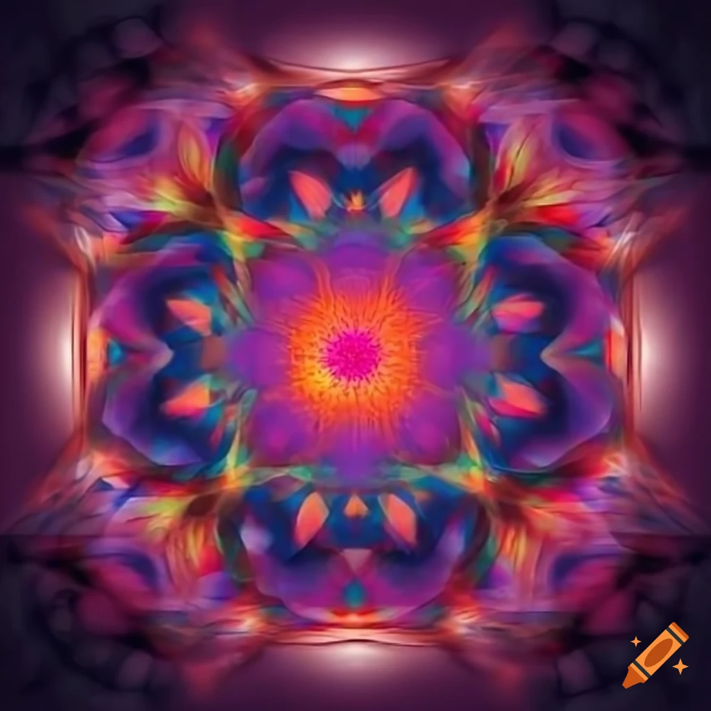 Géométry flower of unity on Craiyon