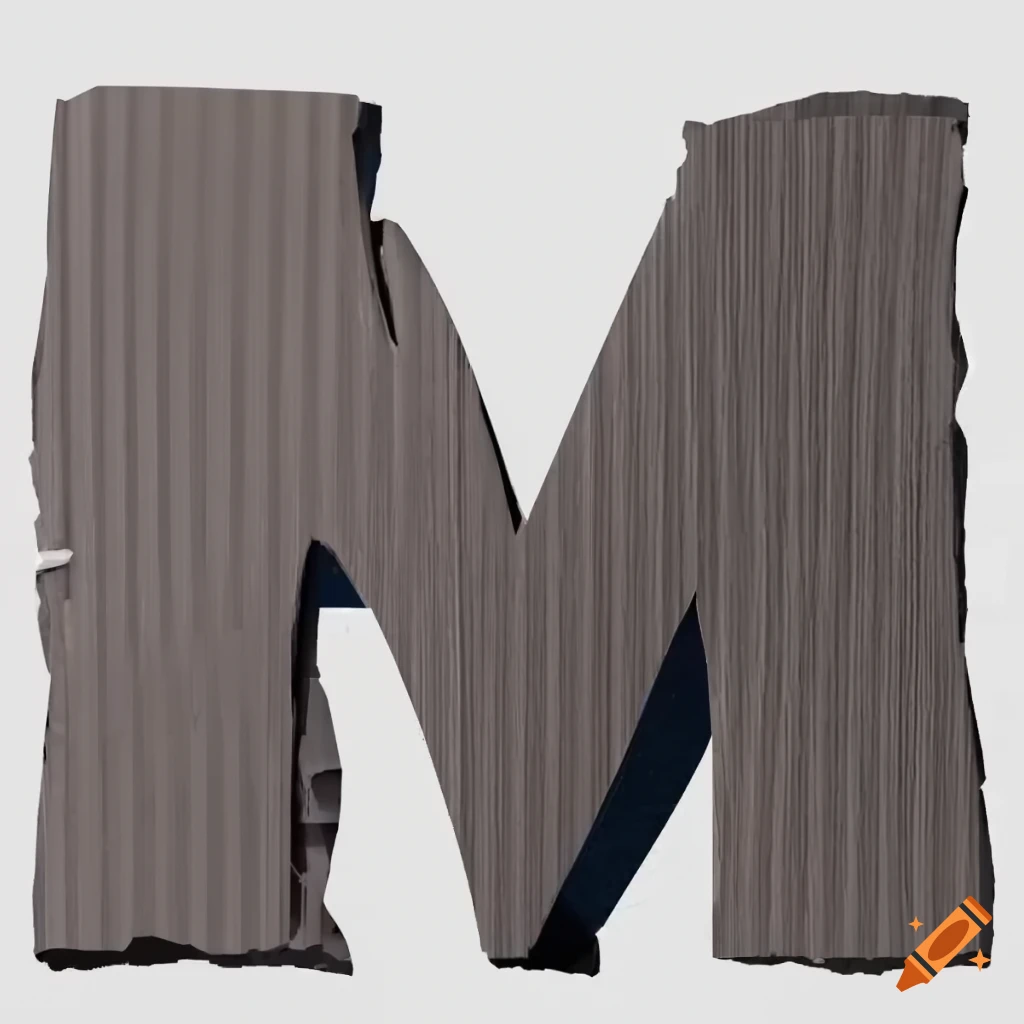 Cut out newspaper letter a on a white background on Craiyon