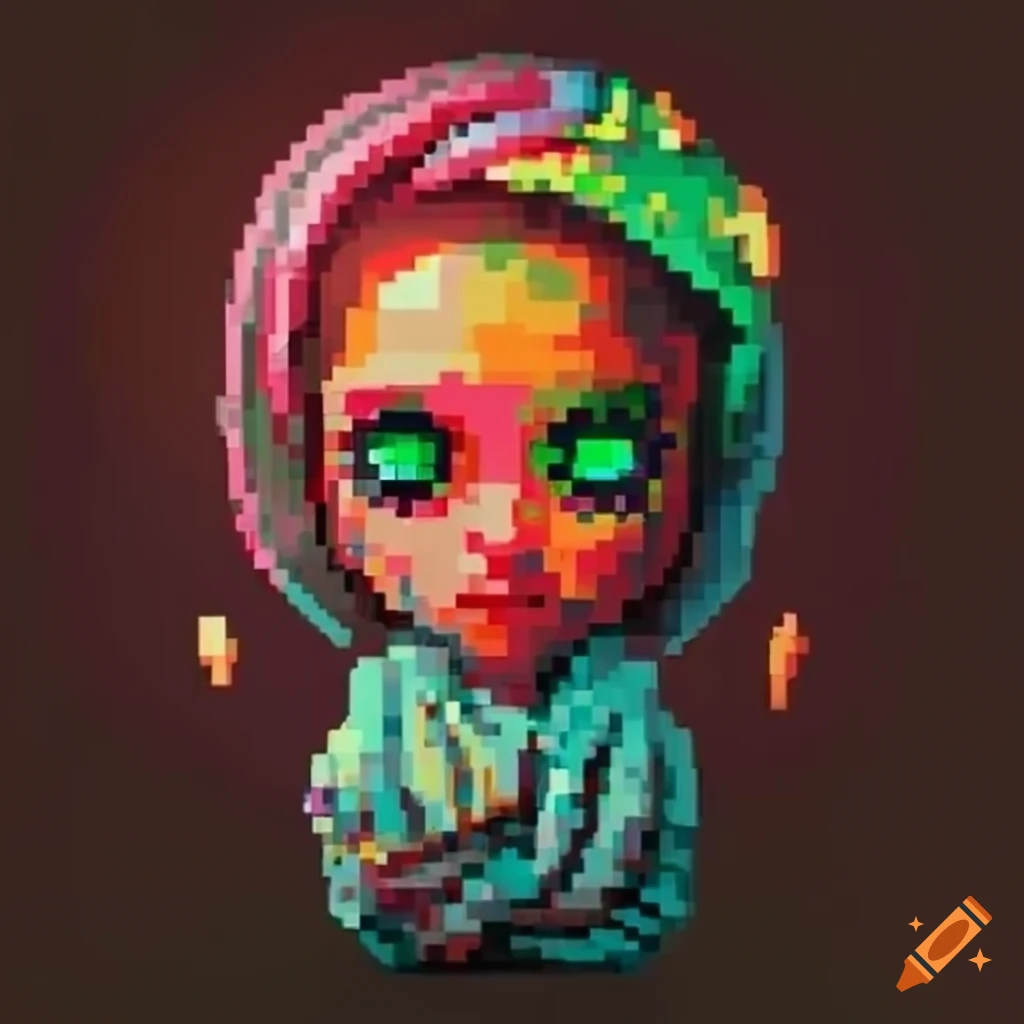 Growing pixel on Craiyon