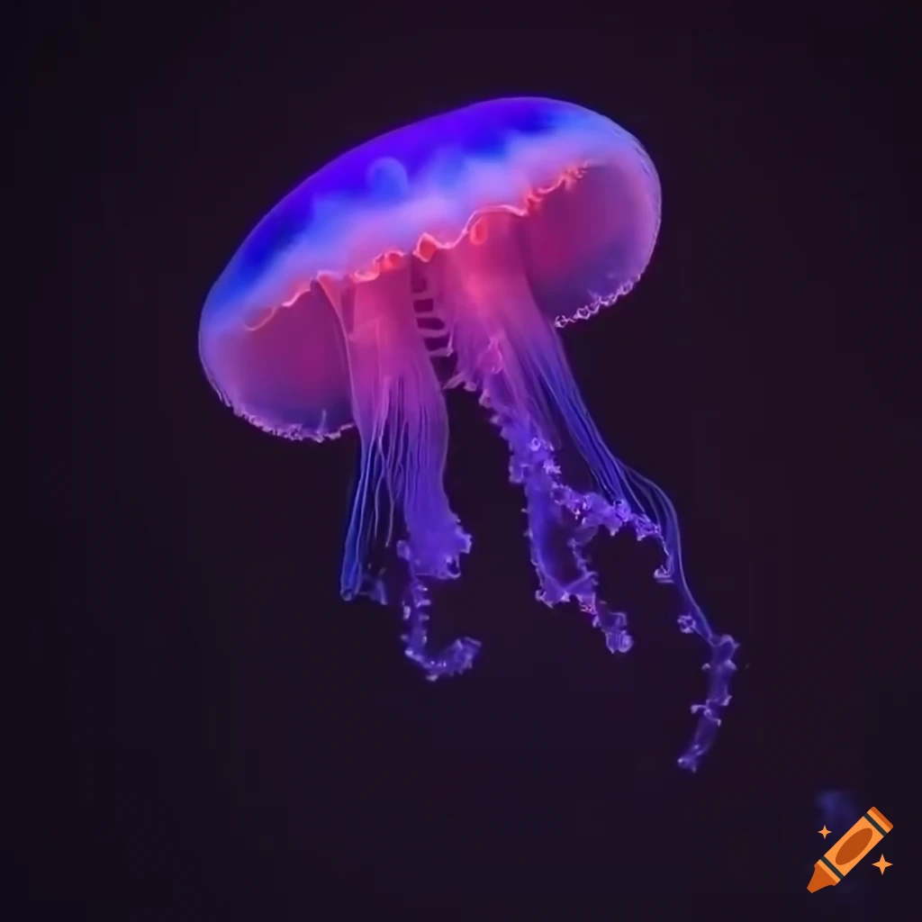 Depiction of the jellyfish Turritopsis dohrnii, which represents ...