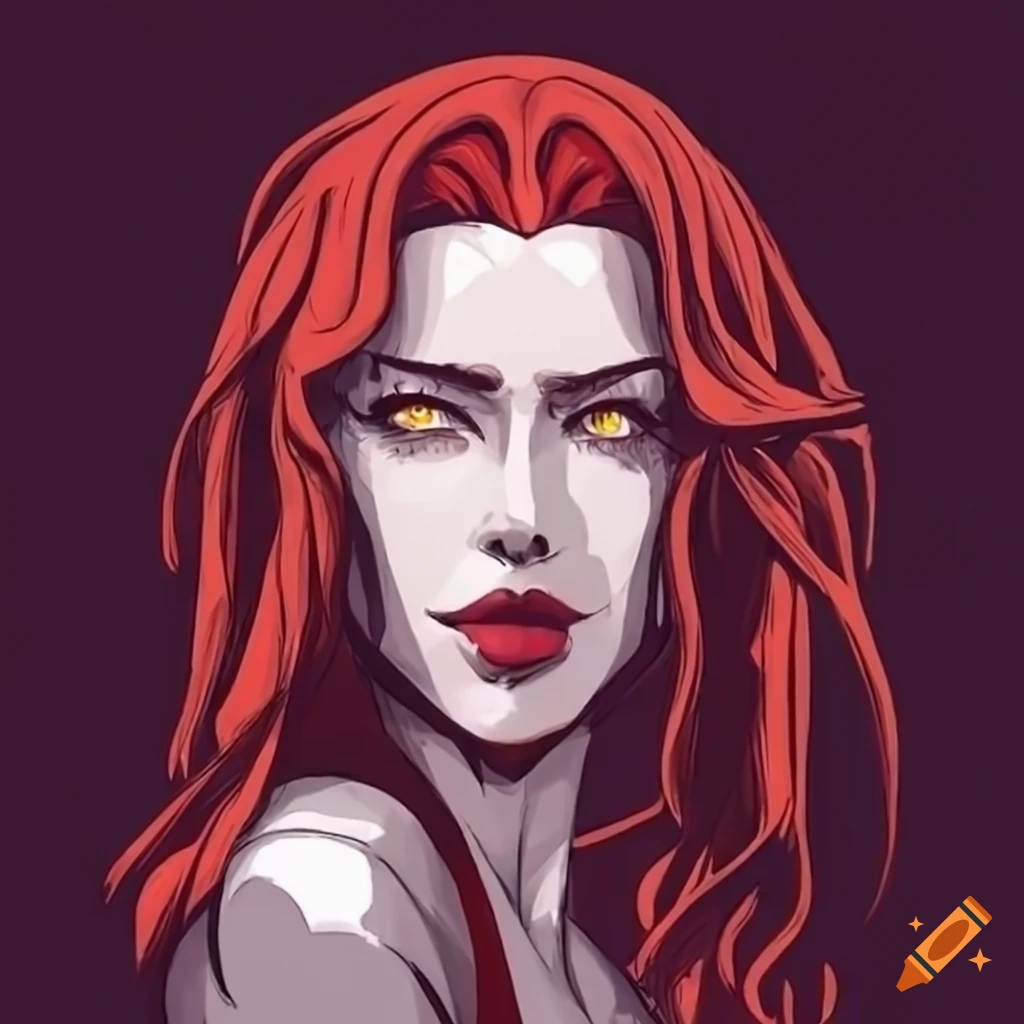 Castlevania female on Craiyon