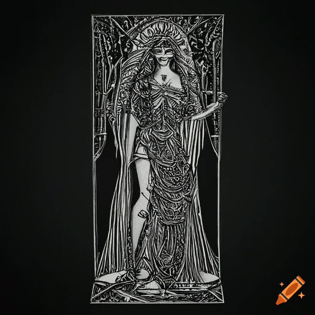 Astraea the star maiden, goddess of justice, by tradd moore, black ...