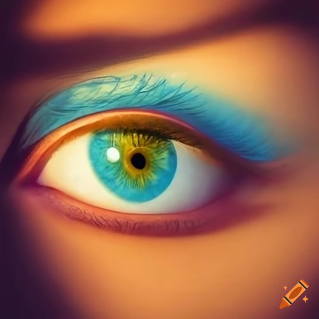 Human eye with kazakh culture on Craiyon