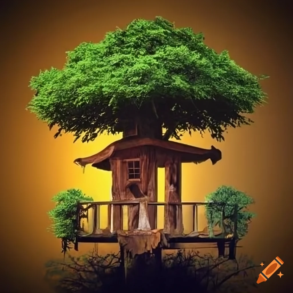 A tree with tree house