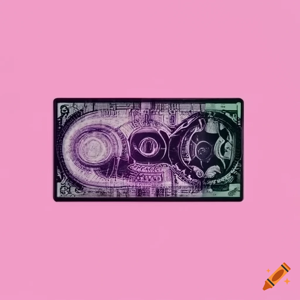 Cyberpunk banknote business card