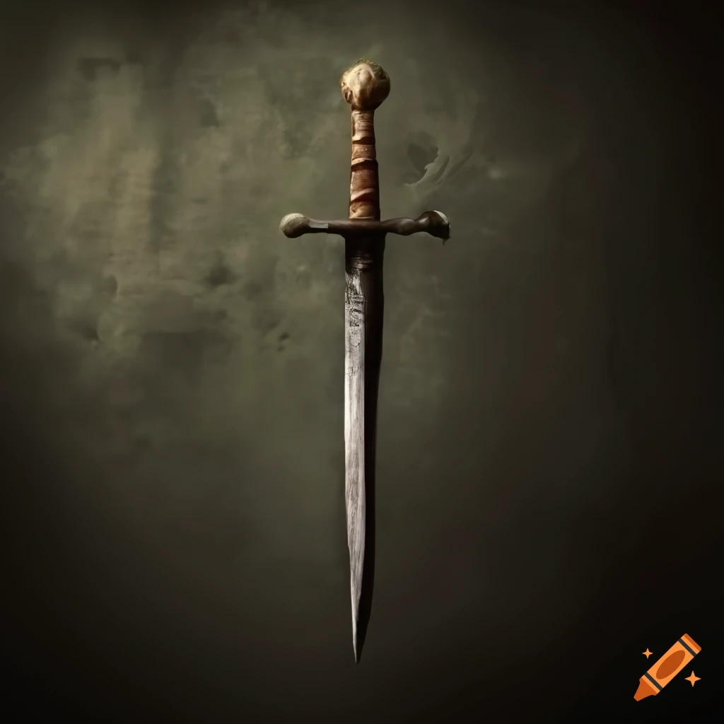 Old sword in the ground