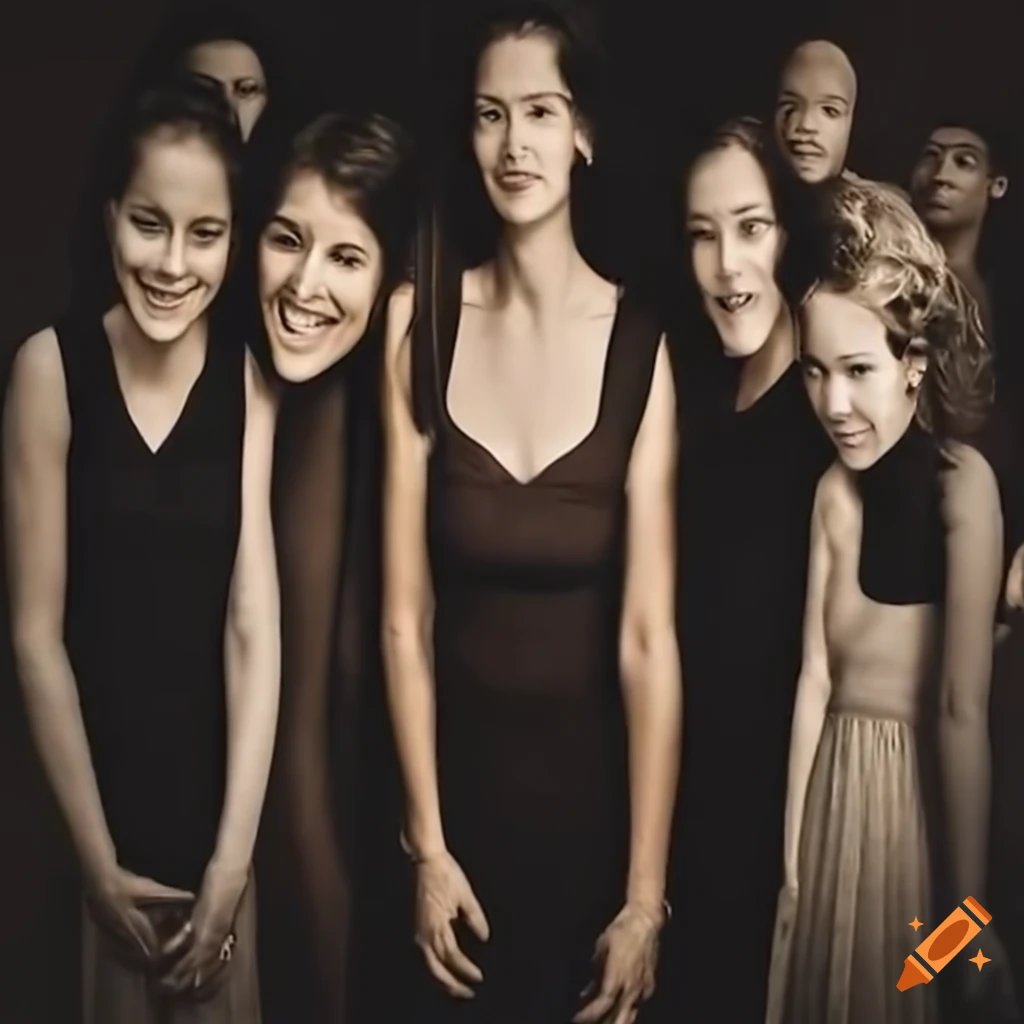 Five people standing together