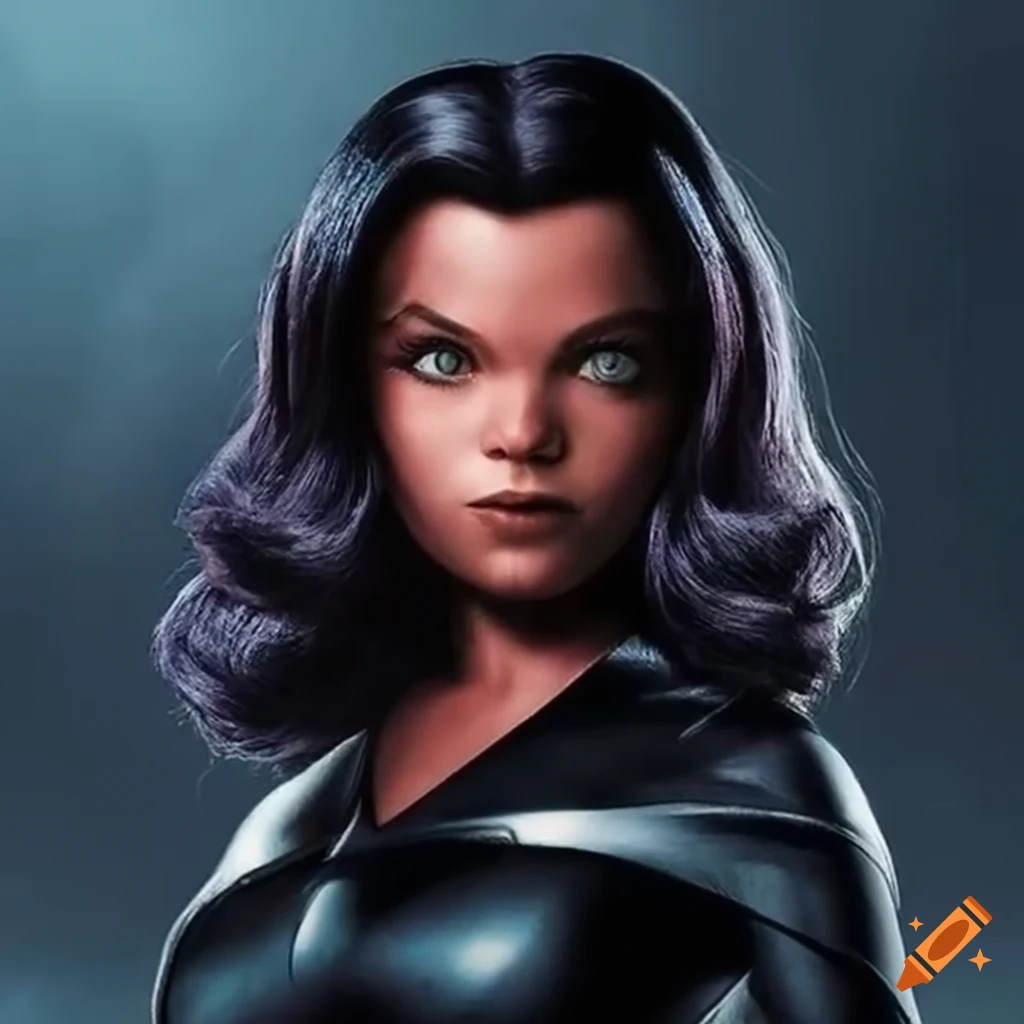 Baby jean gray from x-men with a strikingly realistic appearance
