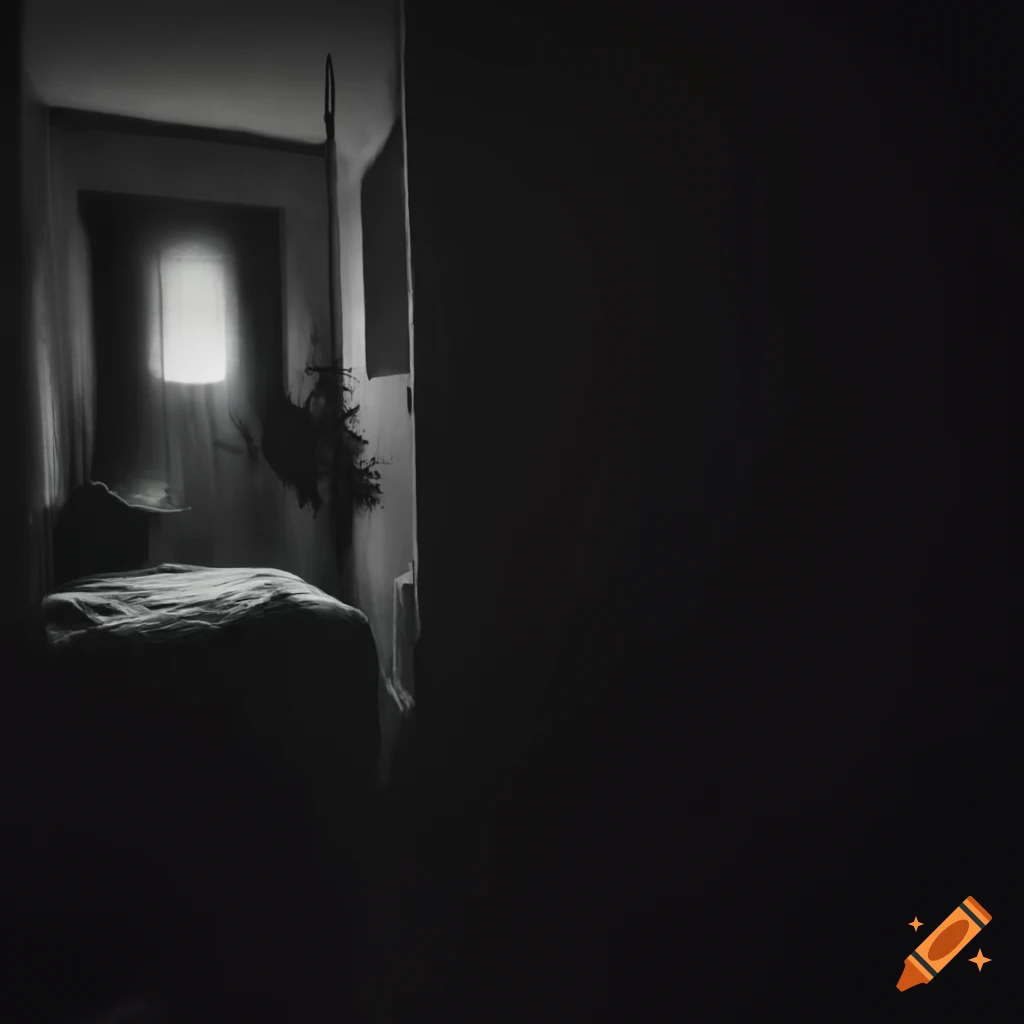 Dark depressing introspective room