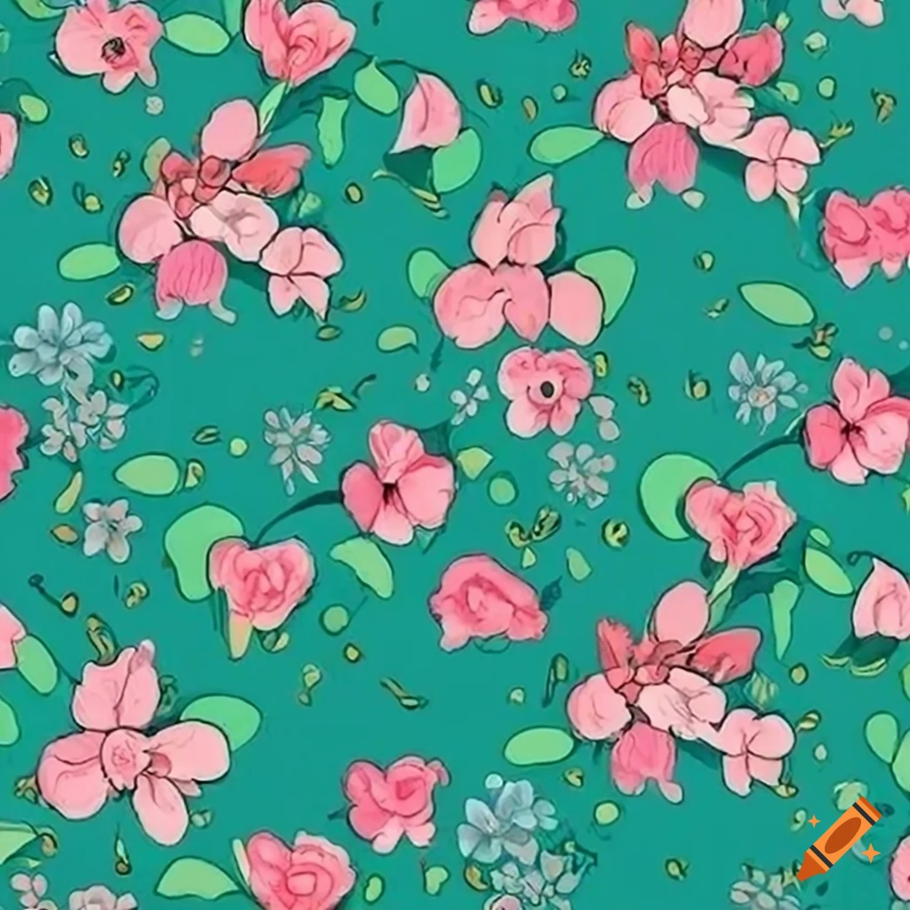 Floral pattern full hd image