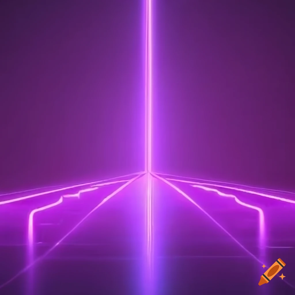 Calm, purple, neon, synth-wave, vibrant Space on Craiyon