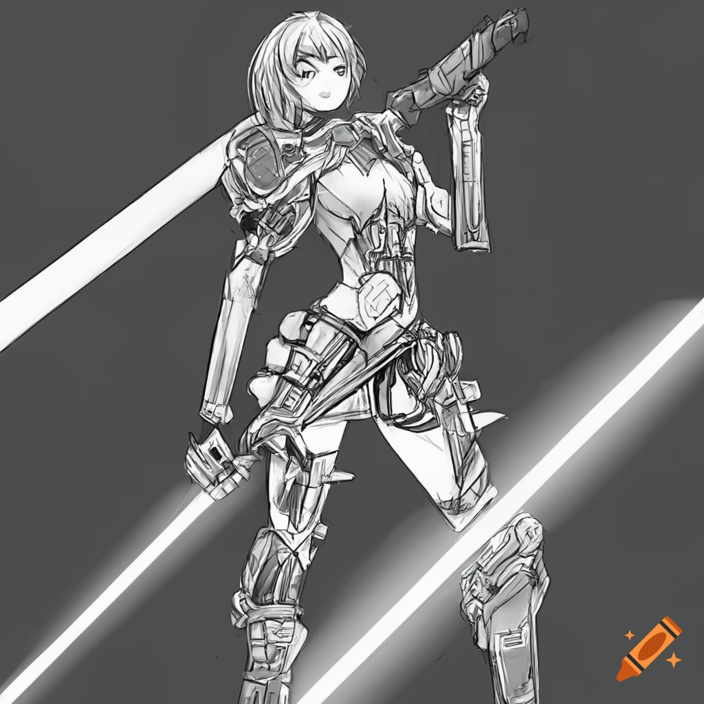 Futuristic Armor Girl