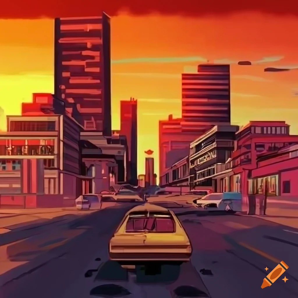 Gta Vice City Skyline