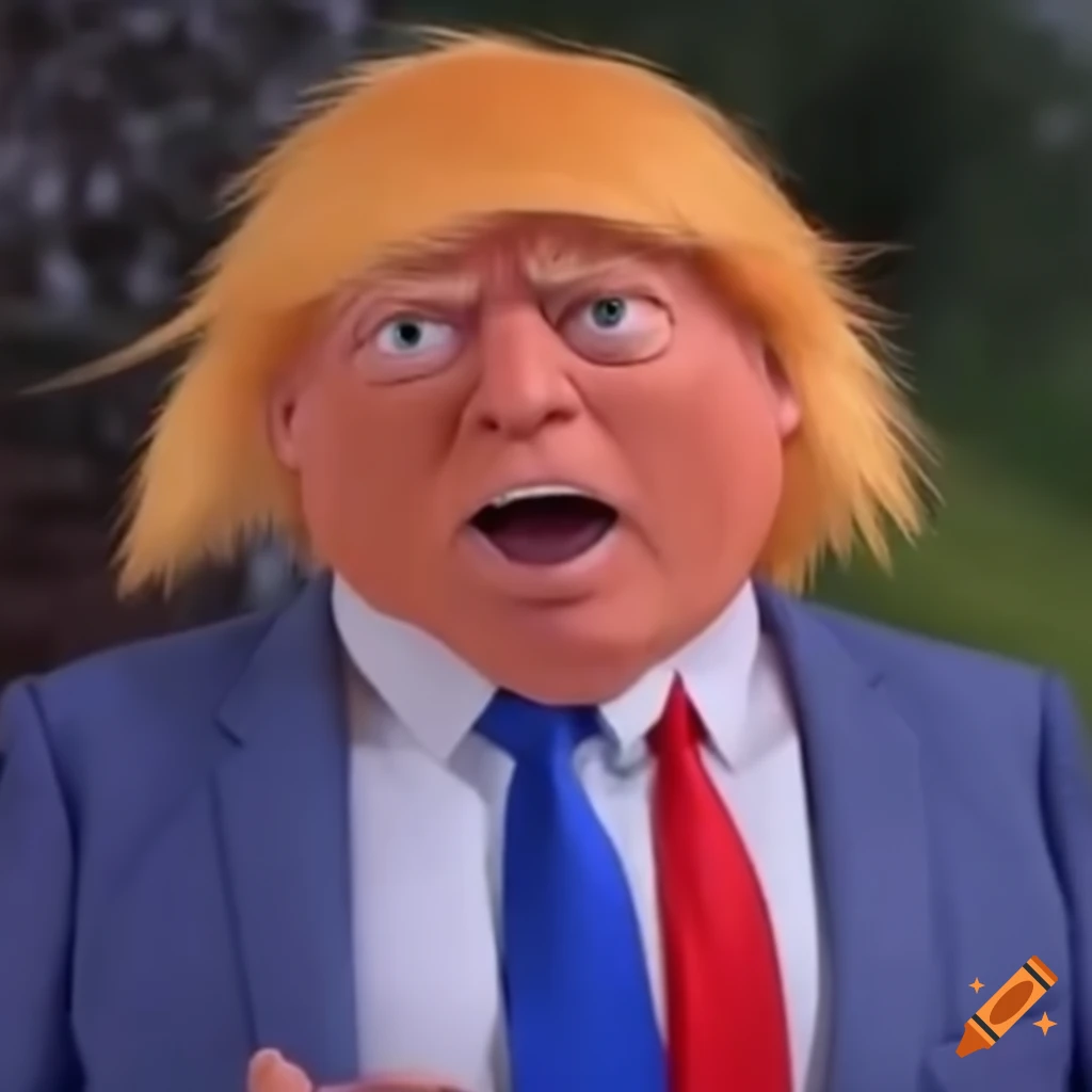 Donald trump as the lorax on Craiyon
