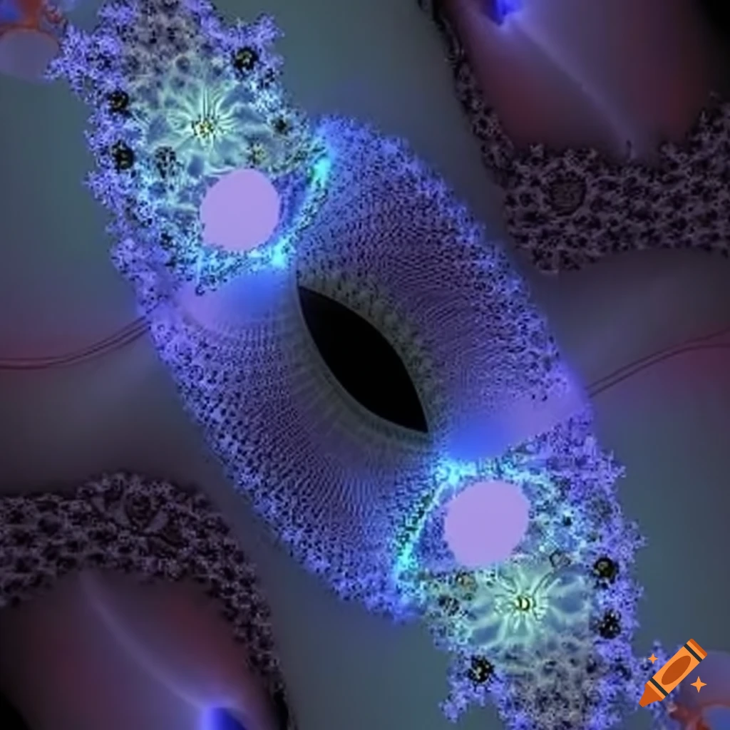 Fractal and atom merge