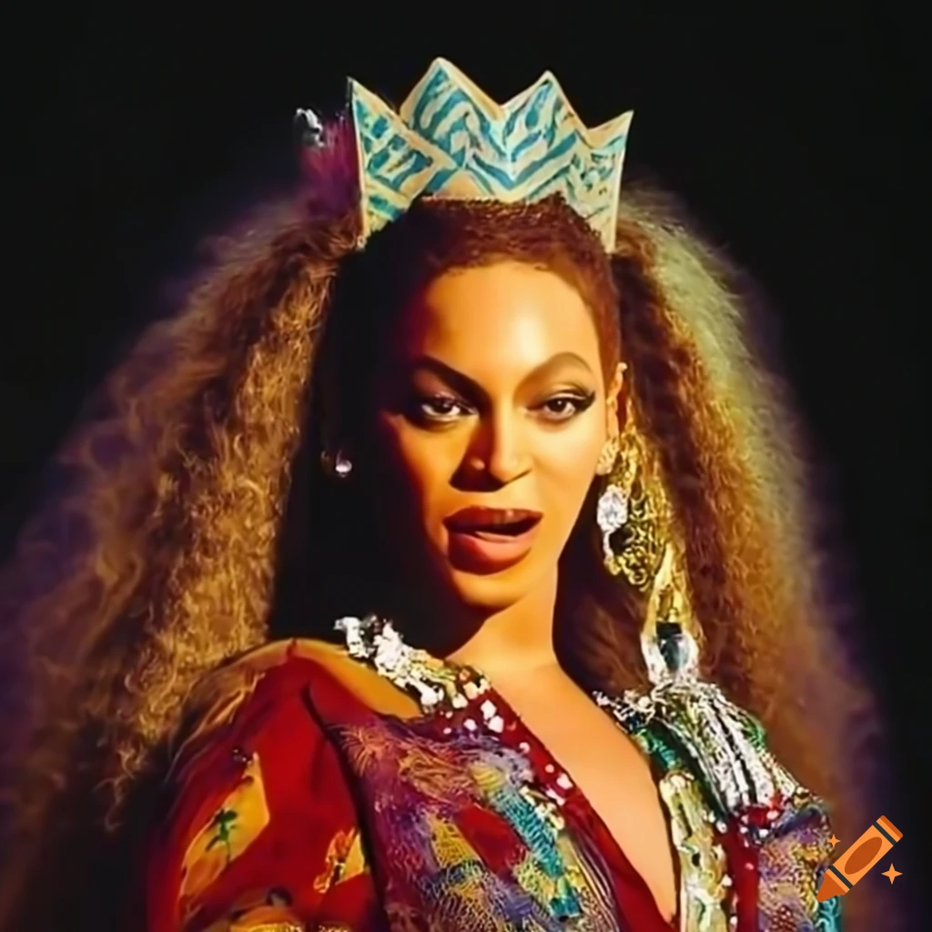 Beyoncé singing in persian clothes in azadi square