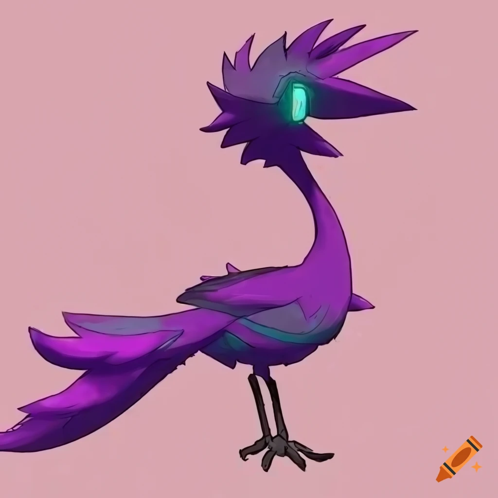 An Electric/Dark-type fakemon that is based on a roadrunner. It is a ...