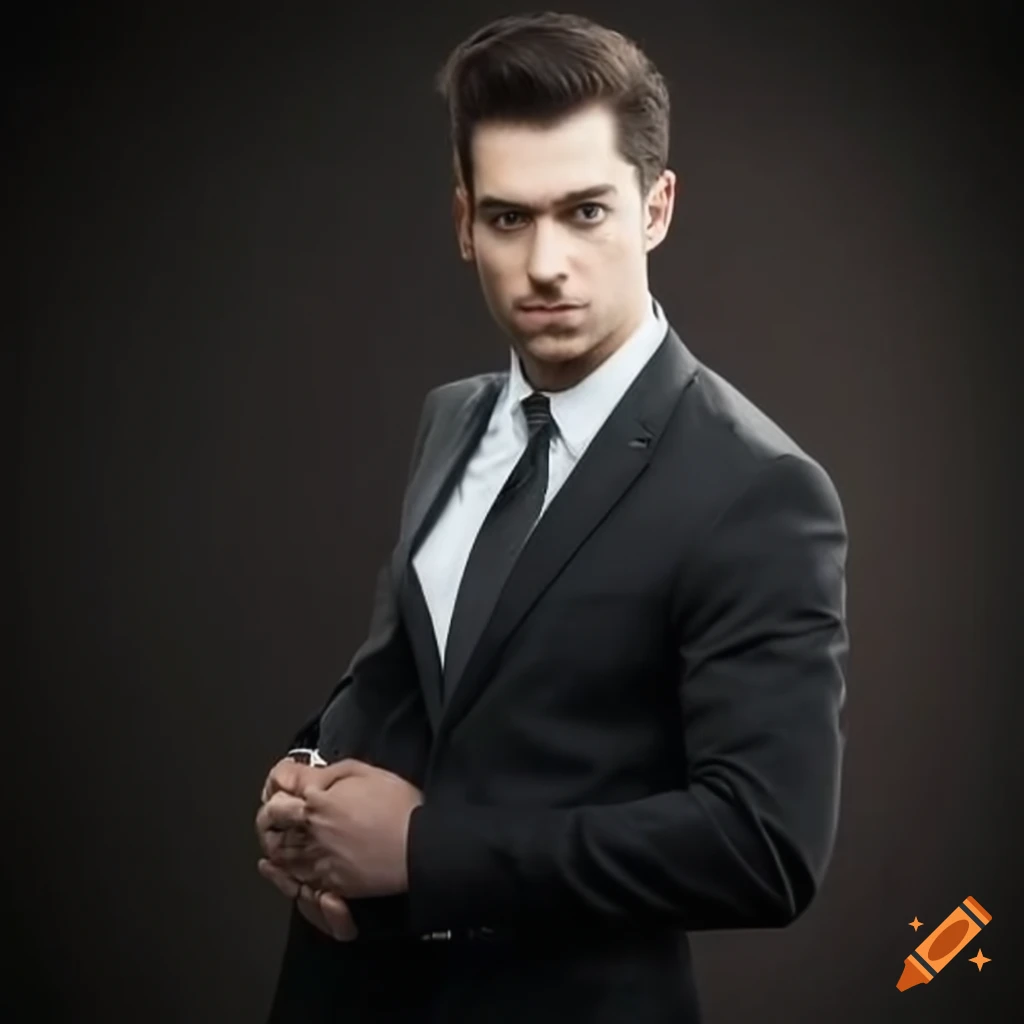 Beautiful business man on Craiyon