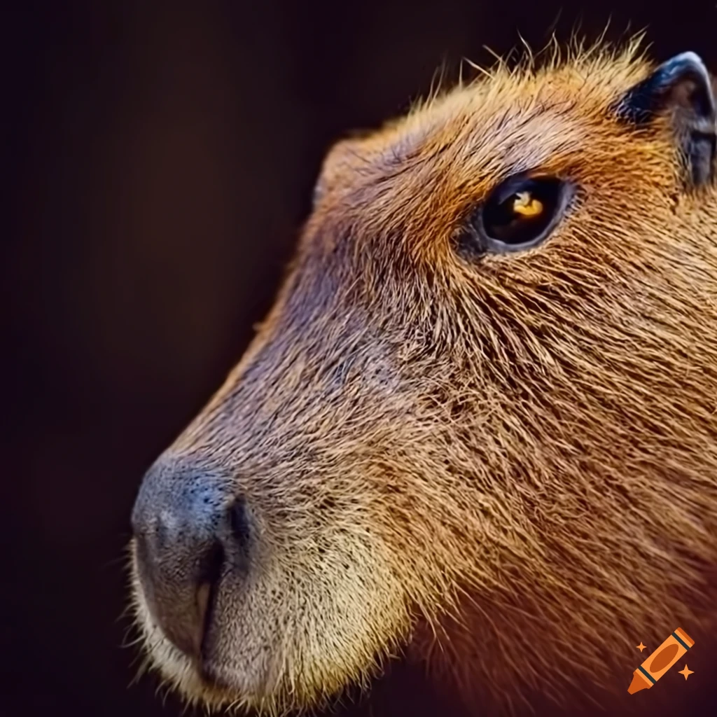 Capybara close up