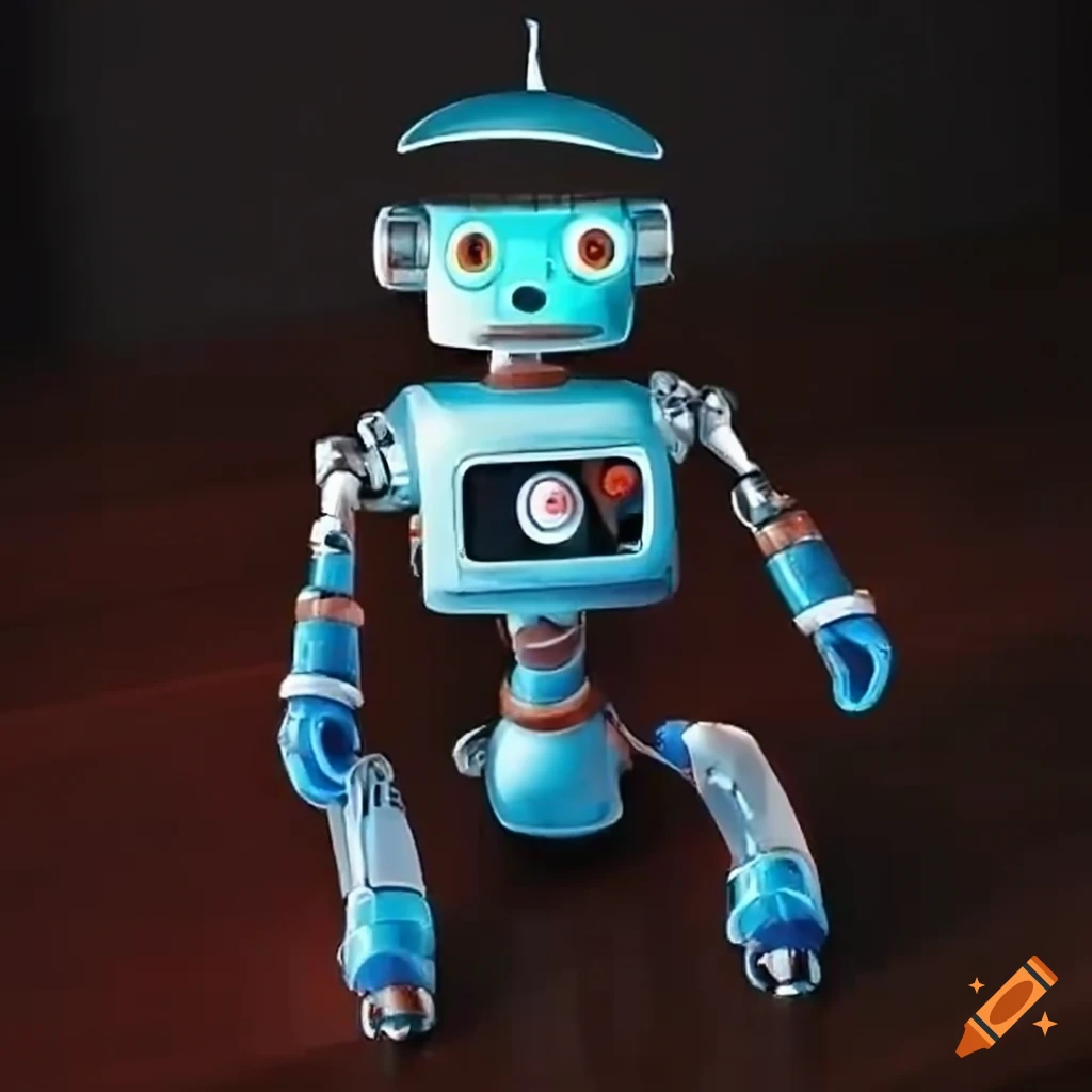 Funny robots on Craiyon