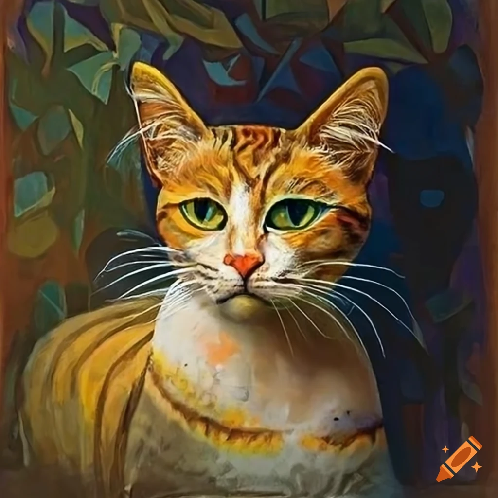 Cats in the garden by picasso