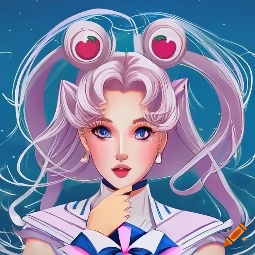 Fanart of a loona member in the style of sailor moon, highres, high ...