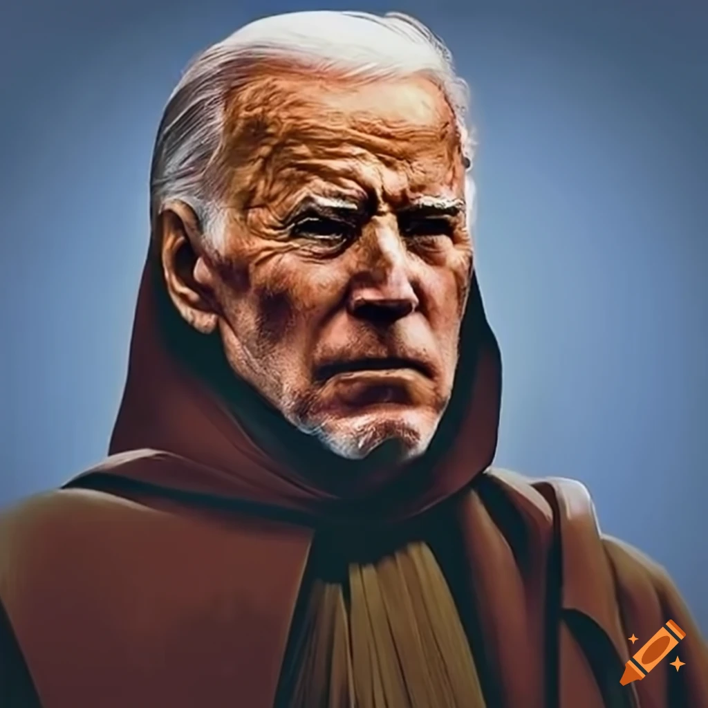Joe biden as a jedi on Craiyon