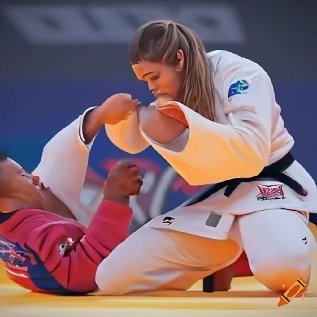 Judoka on Craiyon