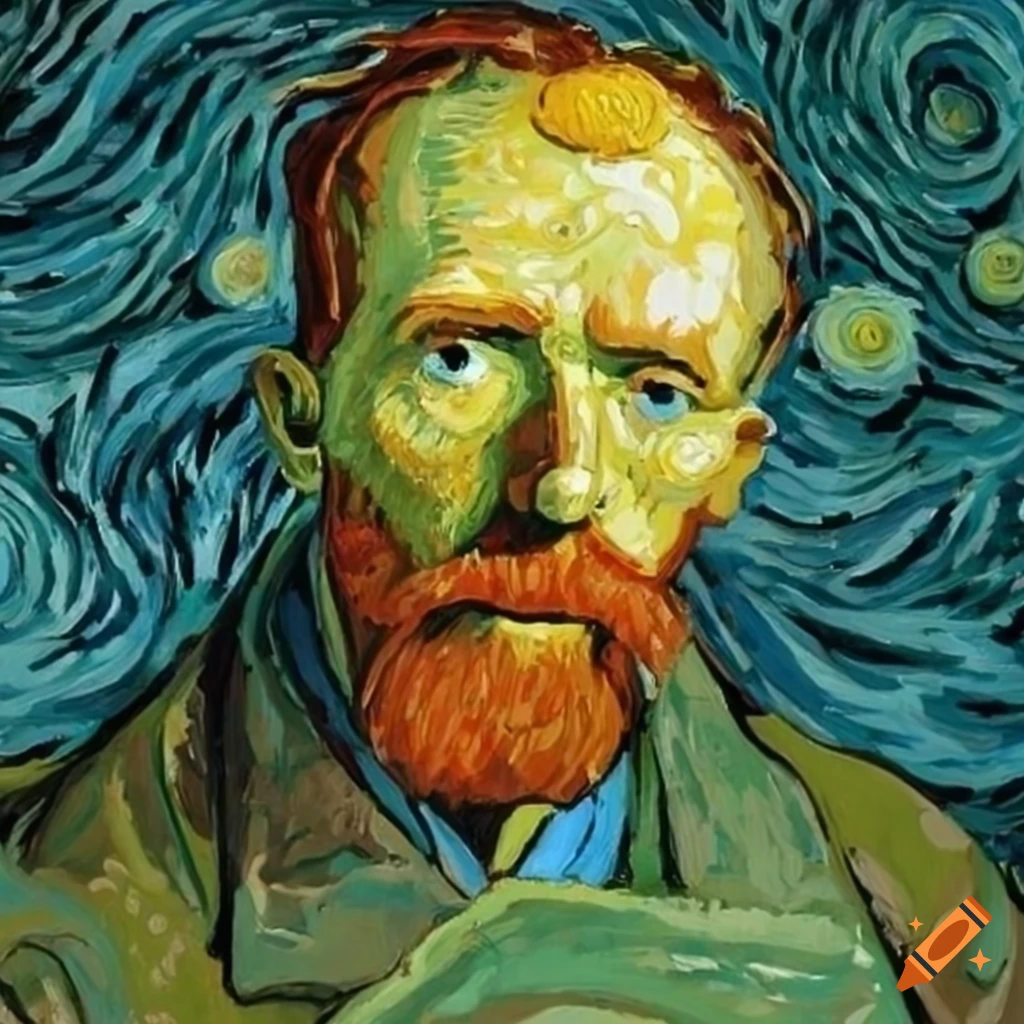 Simpsons painted by van gogh