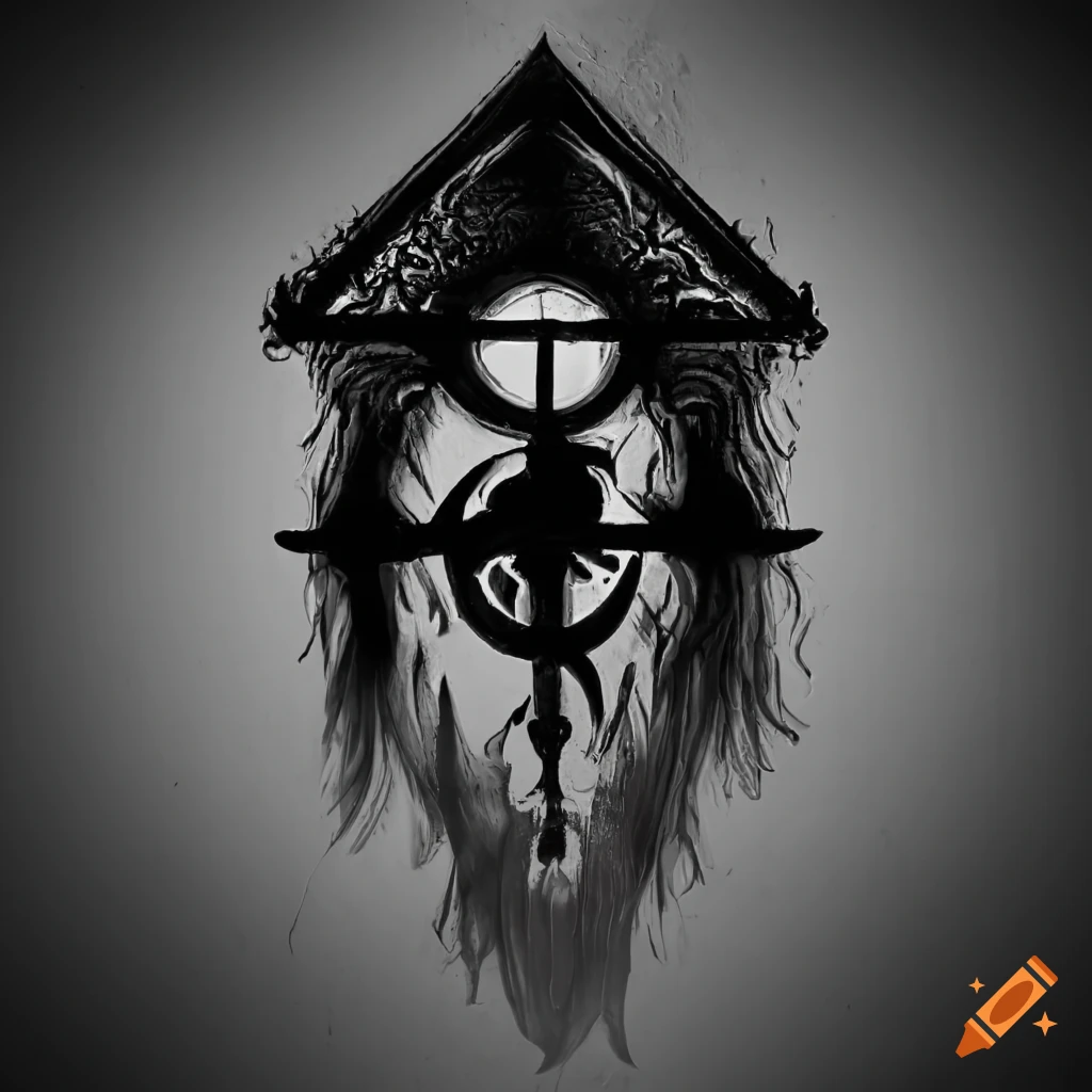 A mystical symbol representing an alchemist's shop