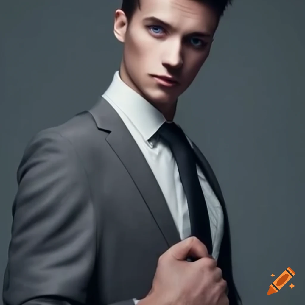 Beautiful business man