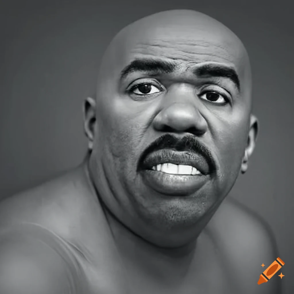 Steve harvey's face on a fish on Craiyon