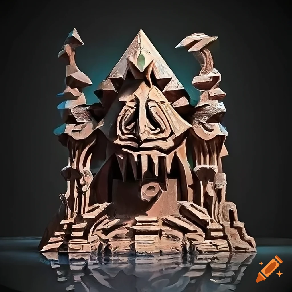 ‘Architectural Stave carving’-Style, Zelda game sculpture, stunning ...