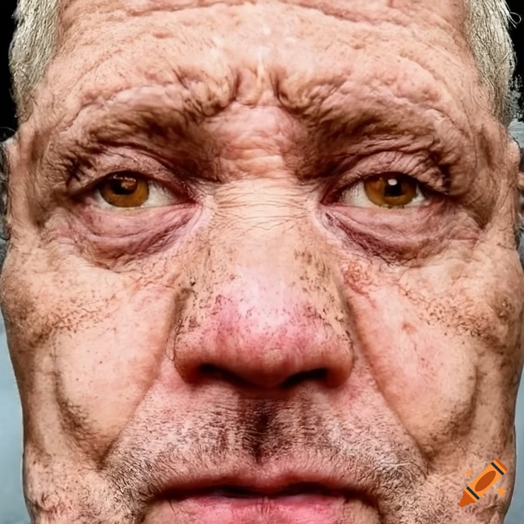 Texture, face, man, happy on Craiyon