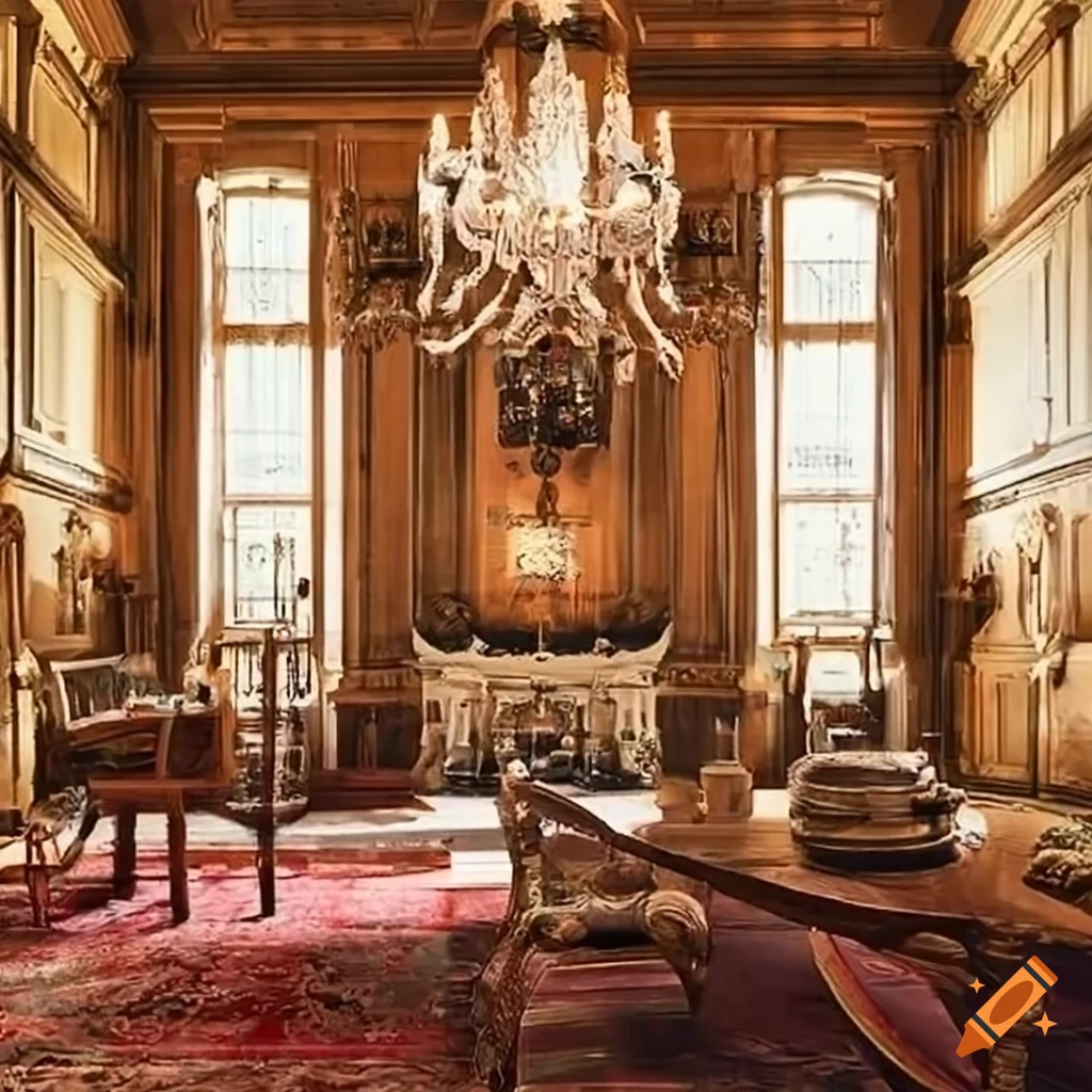 Sprawling estate interior