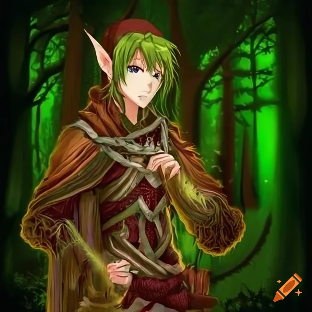 Anime Male Wood Elf