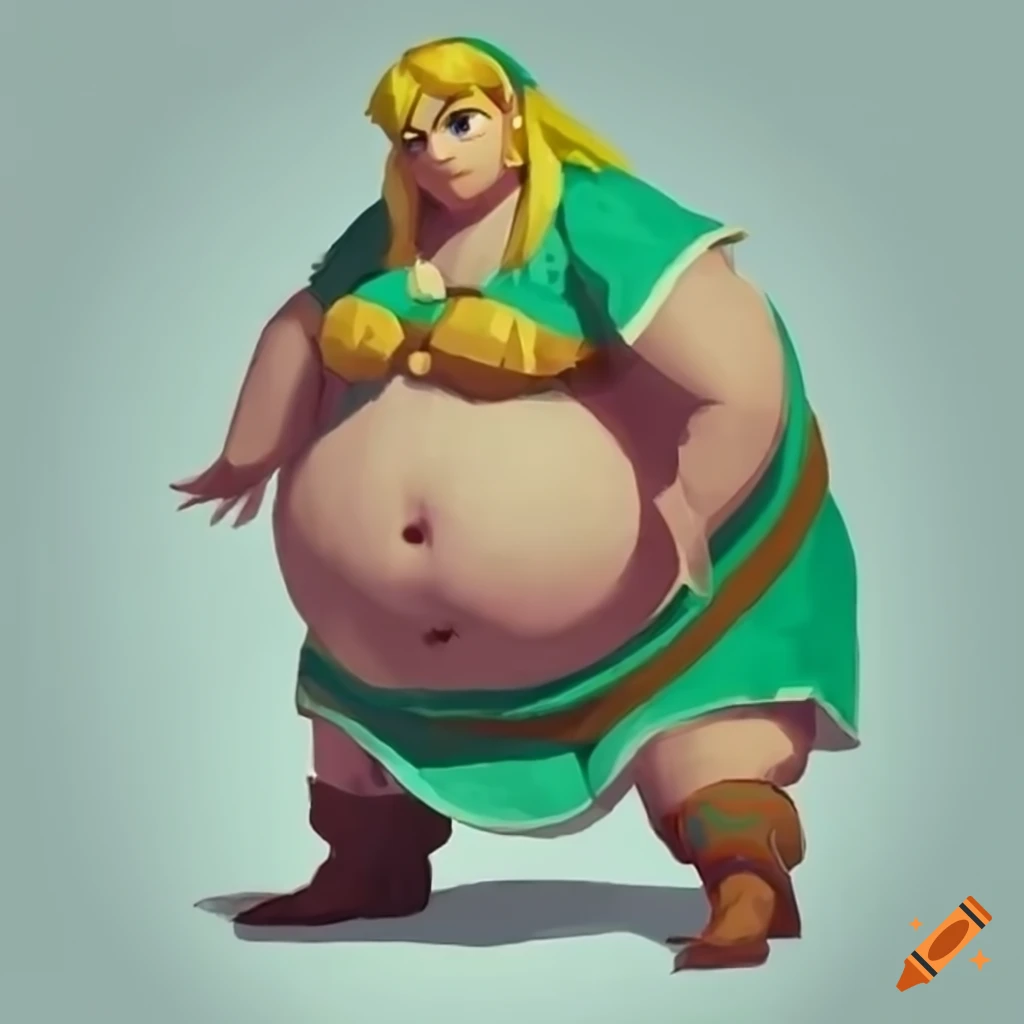 Obese link from zelda