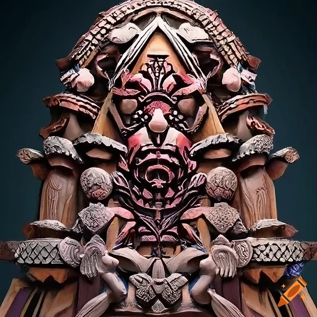 ‘Architectural Stave carving’-Style, Zelda game sculpture, stunning ...