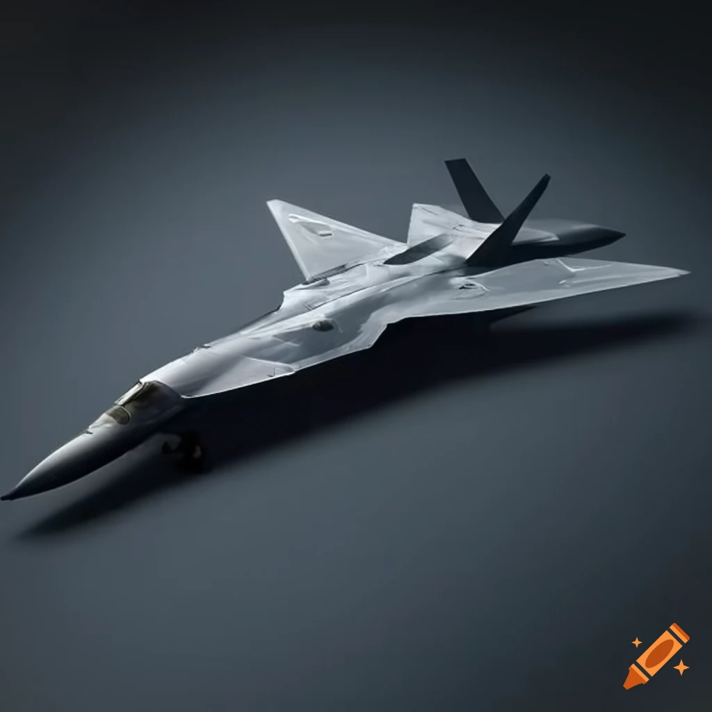 A stealth fighter jet