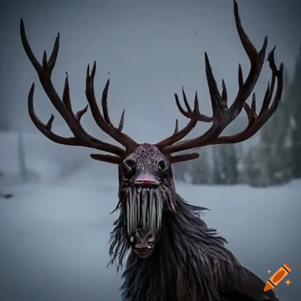 Wendigo crawling out of yellowstone national park hot spring old photo ...