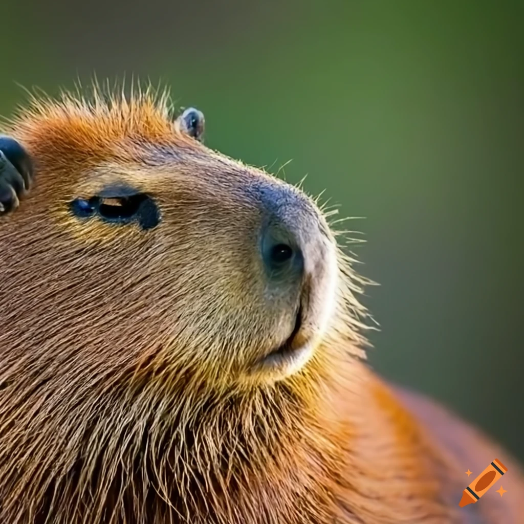 Capybara close up