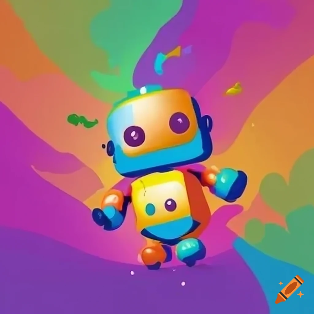 Colorful logo of Boti Kids, a fun and energetic game kit on Craiyon