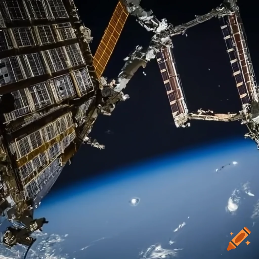 International space station, space, outer space, solar panels, spaceship