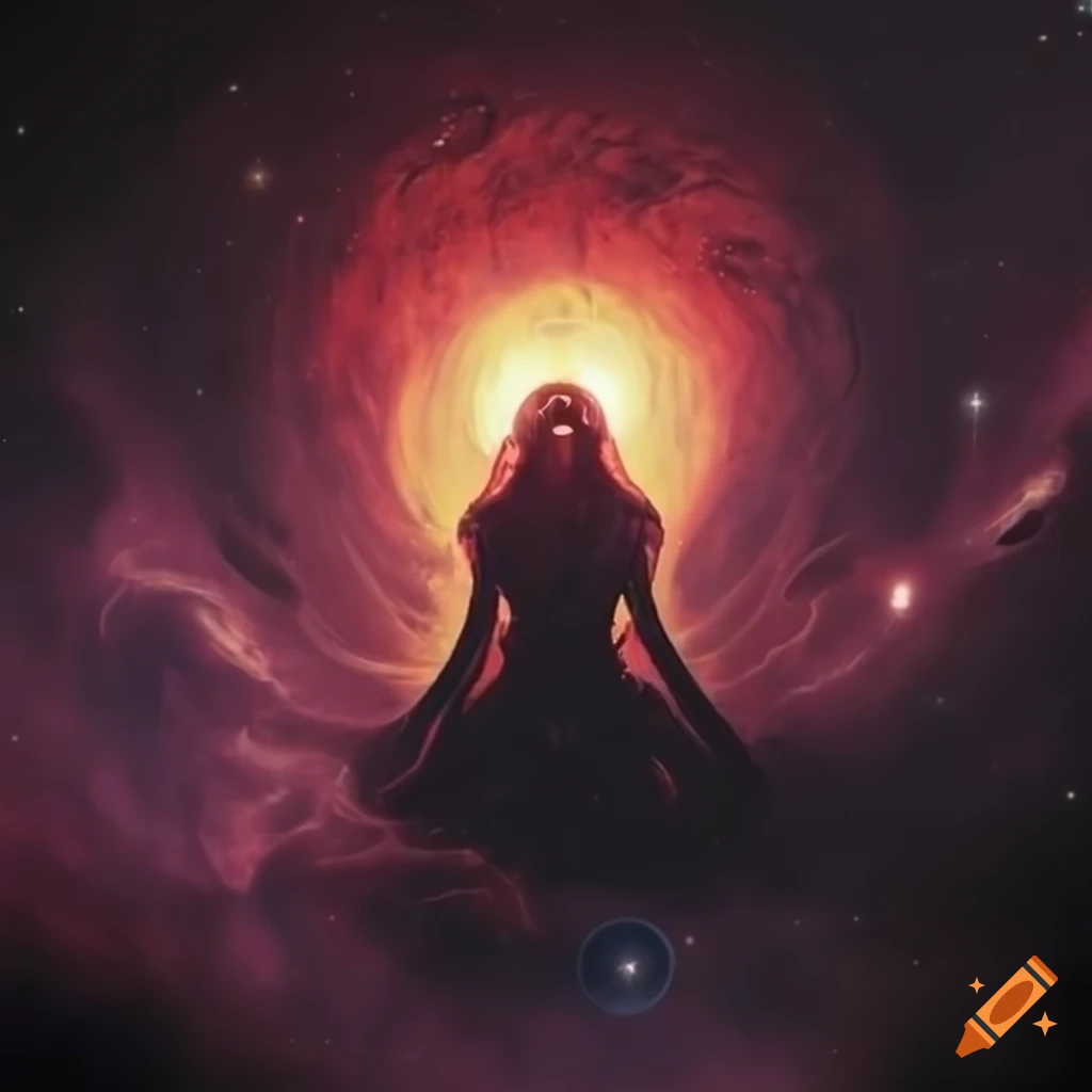 Space, dark planets, demons, nebua on Craiyon