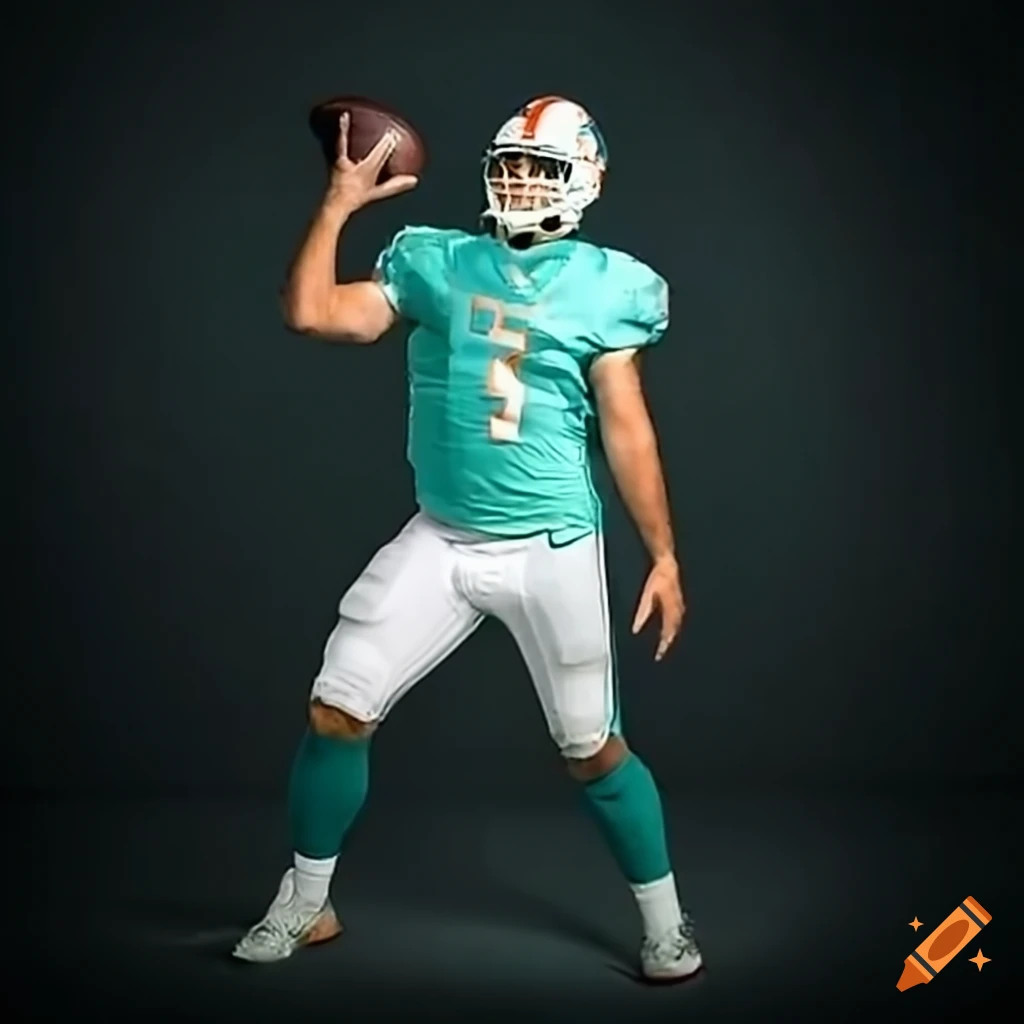 Miami dolphins quarterback tua, as half man, half dolphin, with the top ...