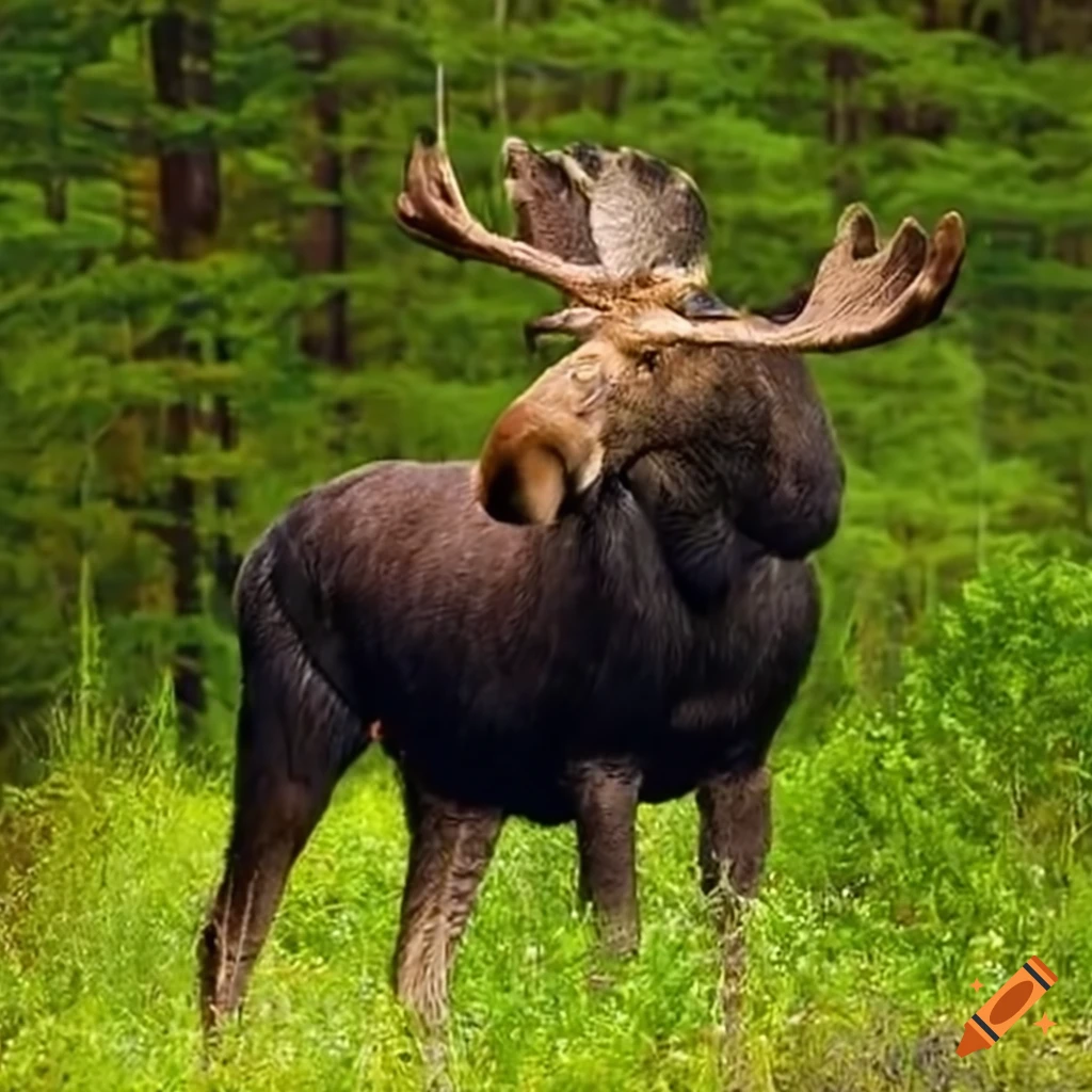 Turkey on a moose on Craiyon